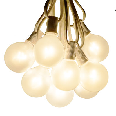 Winston Porter Dadiva 25' Outdoor 25 - Bulb Globe String Light ...