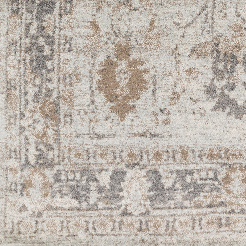Langley Street® Addisyn Oriental Camel/Gray Area Rug & Reviews | Wayfair