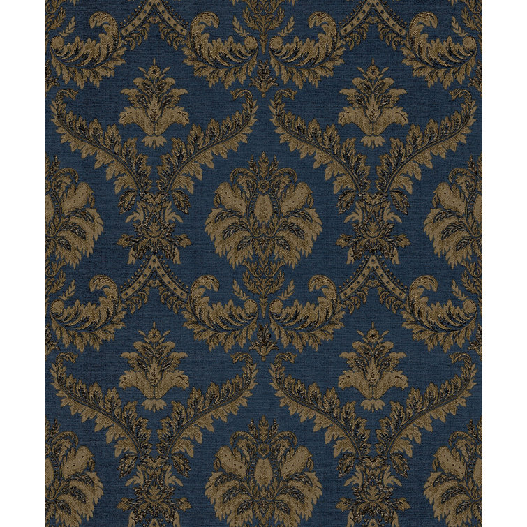 Galerie Wallcoverings Italian Classics 4 Traditional Damask 3D Embossed ...