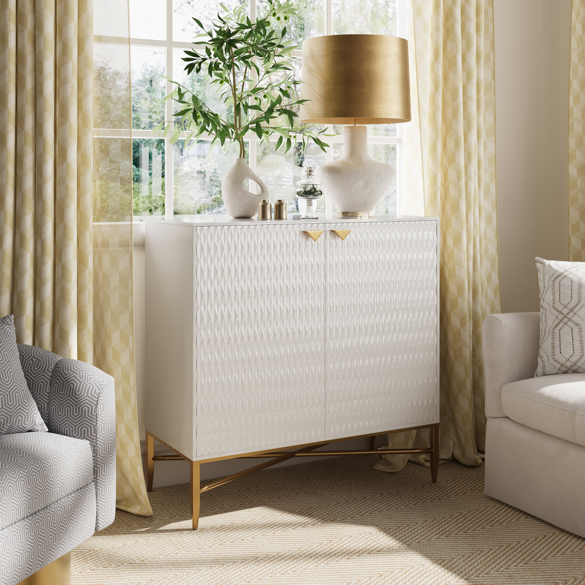 Mercer41 Letika Iron 2 - Door Accent Cabinet & Reviews - Wayfair Canada