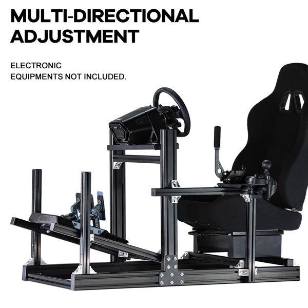 Anman Aluminum F1 Racing Simulator CockpitFit Logitech G29 Thrustmaster ...