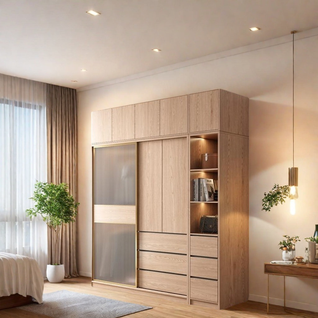 marlao Modern Simple Fashion Wardrobe | Wayfair