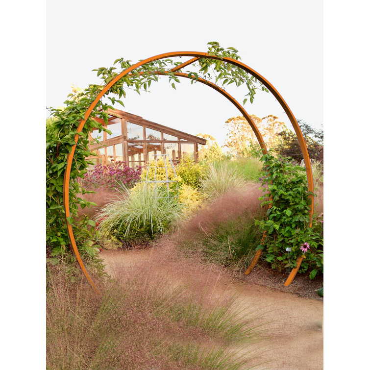 TerraTrellis Gracie Modern Steel Arbor & Reviews | Wayfair