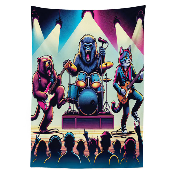 Alcott Hill® Coreyon Rocker Animals Dining Linens | Wayfair