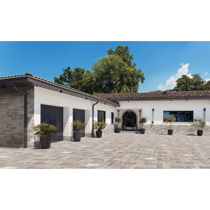 Dado Ceramica Sassone Mix Patio Tile 12" x 6" Porcelain Field tile ...