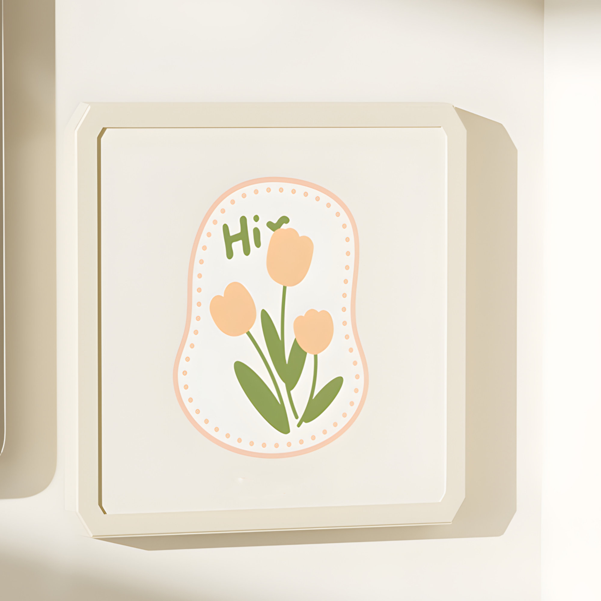 Red Barrel Studio® Tulip Mural Storage Box, Foldable Bathroom ...