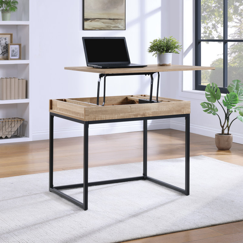 17 Stories 36" Sit/Stand Writing Desk | Wayfair