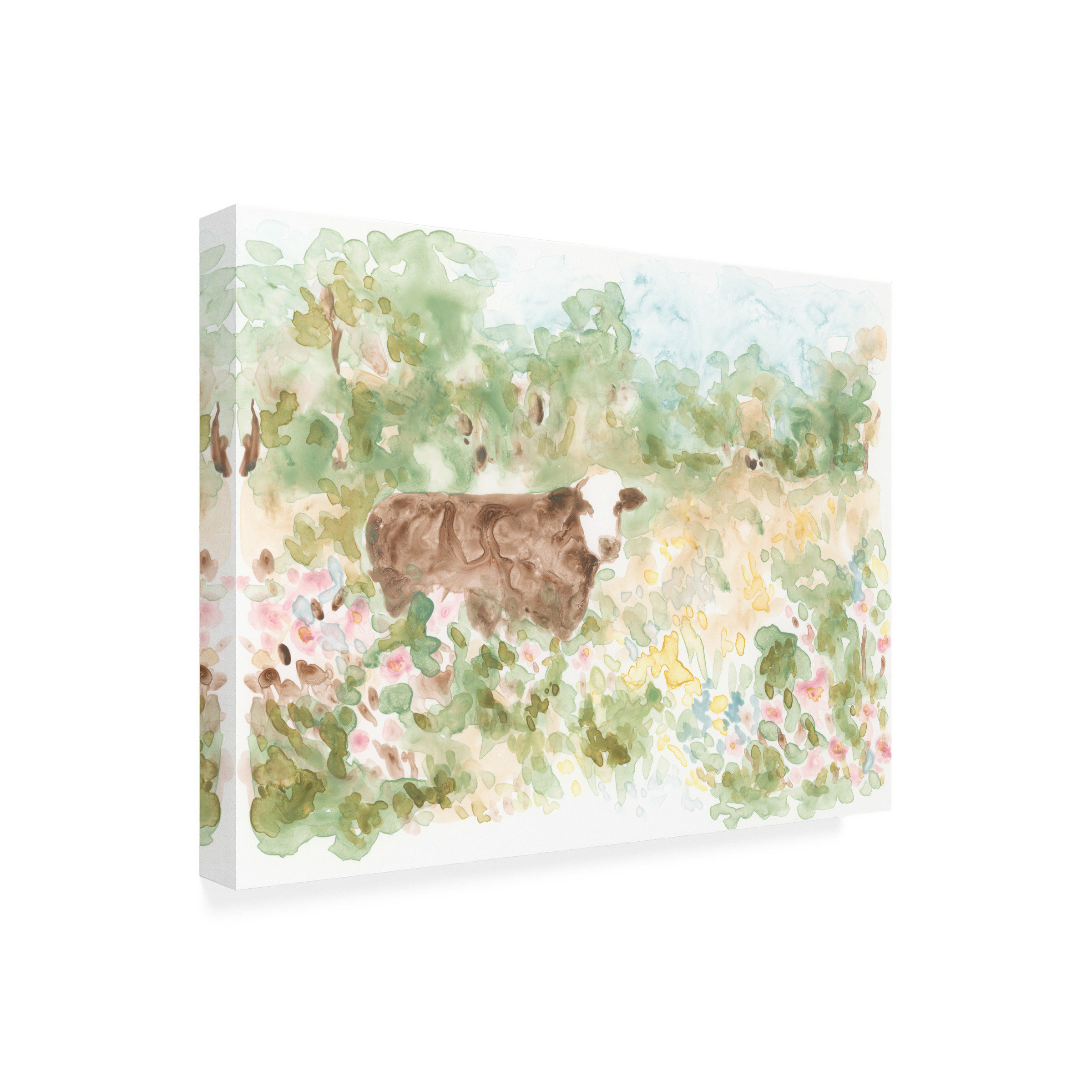 Winston Porter June Erica Vess Cow Meadow I Canvas Art - Wayfair Canada
