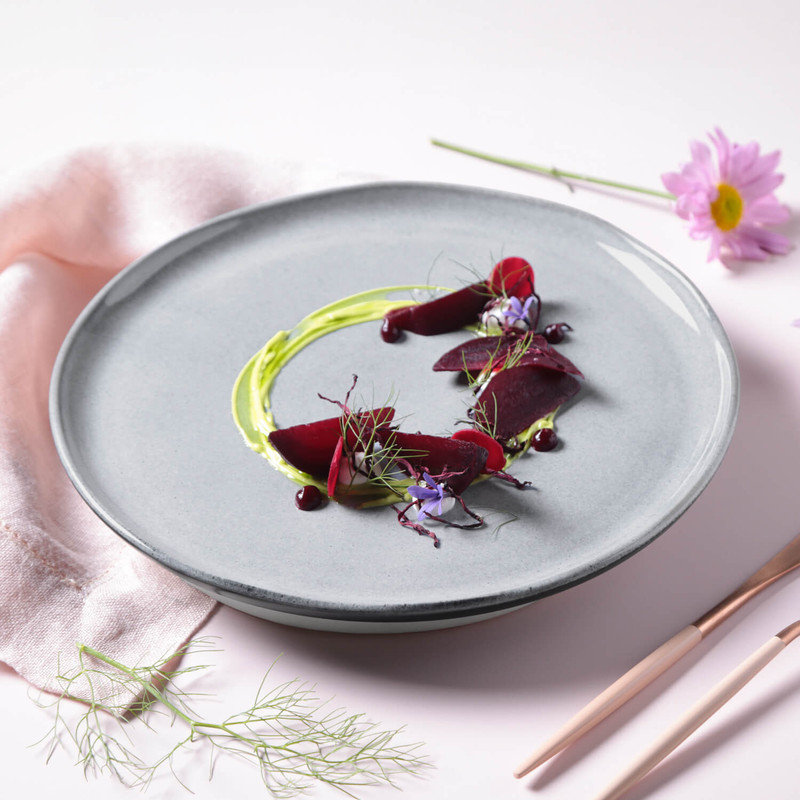 Porto Brasil Dust Commercial Dishwasher Safe 10.8'' Stoneware Dinner ...