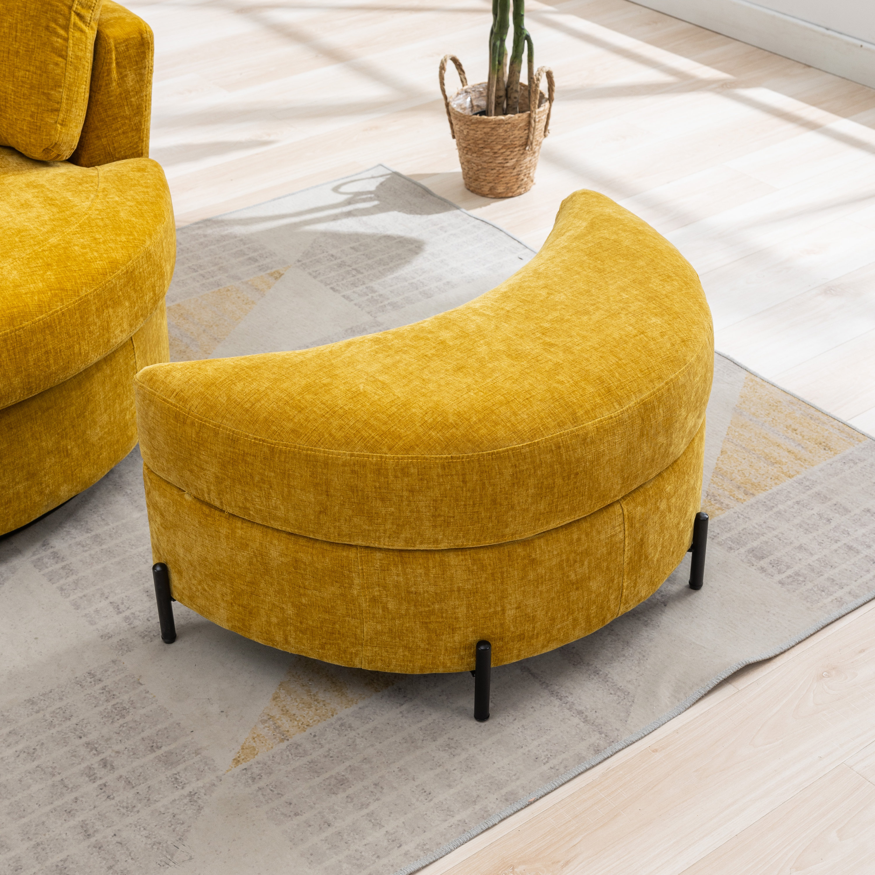 Hokku Designs Achorn 32.72" Wide Wedge Storage Ottoman & Reviews | Wayfair