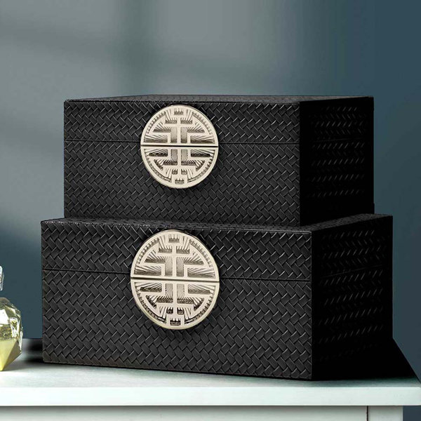 Brayden Studio 2 Pieces Jewelry Boxes for Women, Modern Design ...
