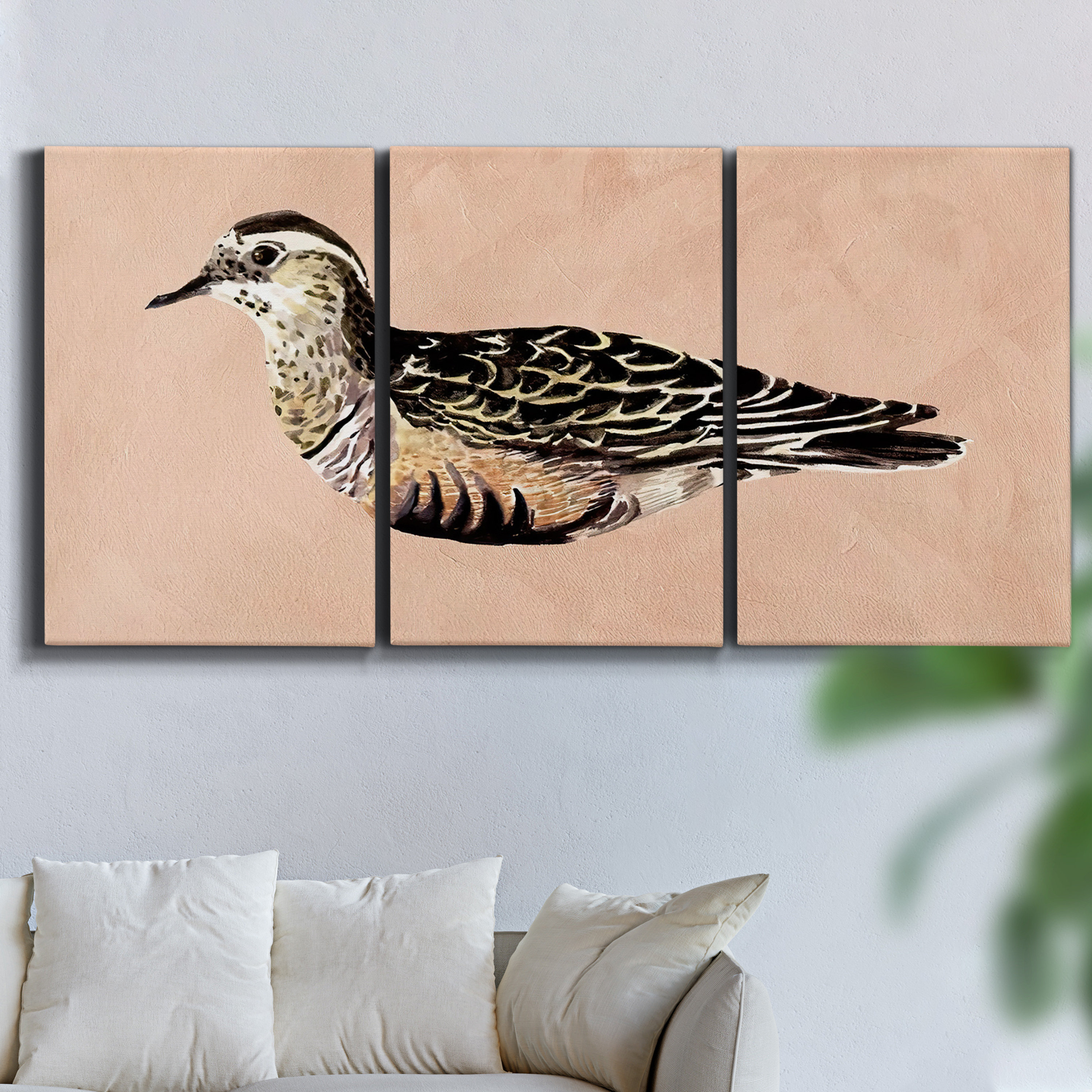 Wexford Home Flight Framed On Canvas 3 Pieces Print | Wayfair