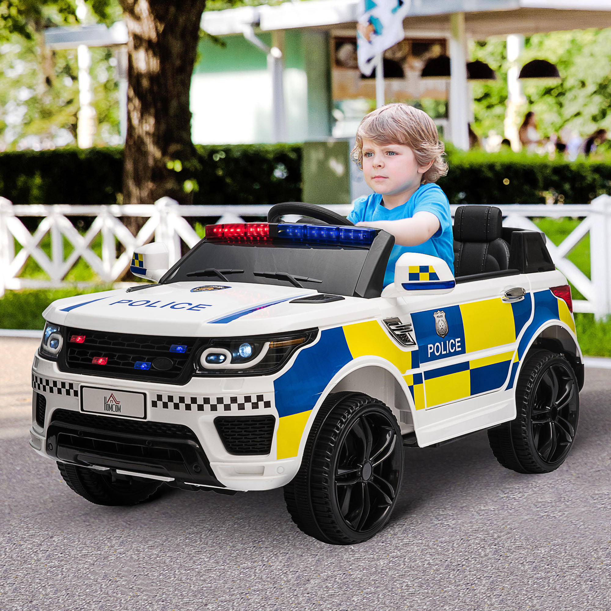 Isabelle & Max Grieco Police Car Battery Powered Ride on & Reviews ...