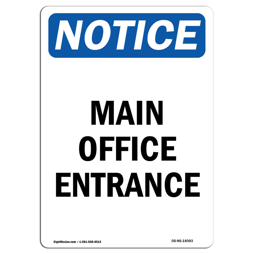 SignMission Main Office Entrance Sign | Wayfair