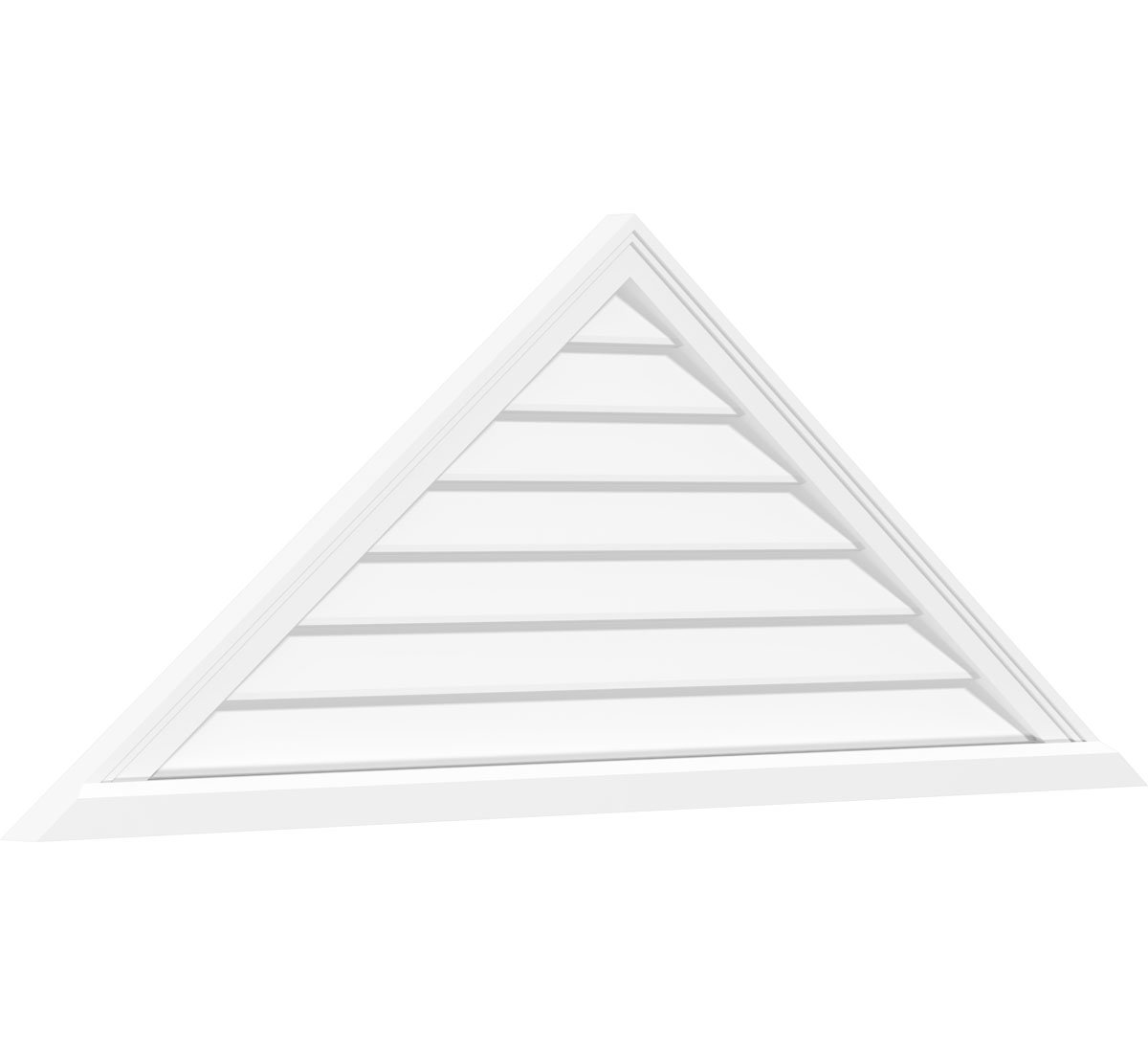 Ekena Millwork Triangle Surface Mount Non-Functional Brickmould Sill ...