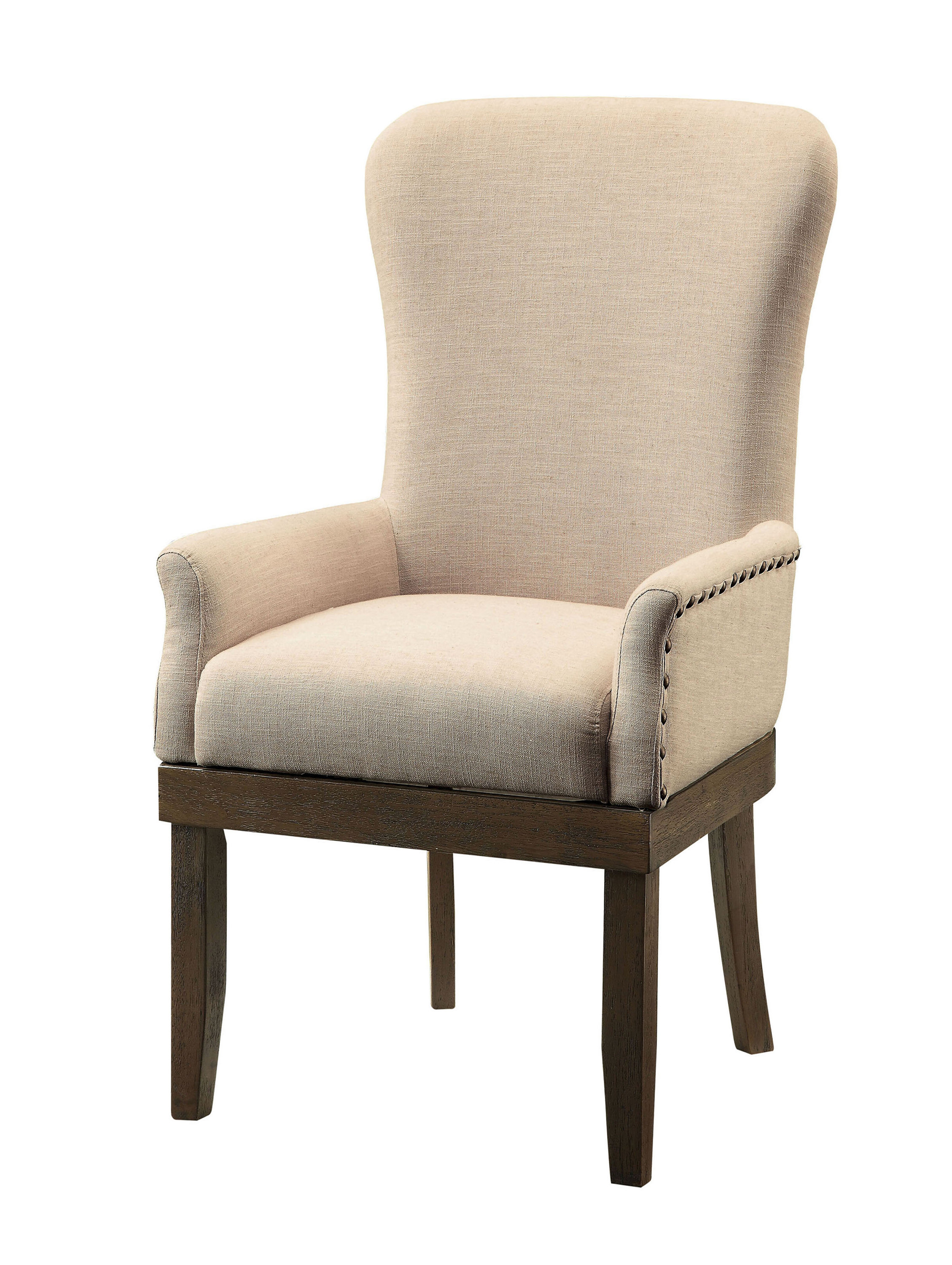 Red Barrel Studio® Tallega Arm Chair Flared Arms with Nailhead Trim ...