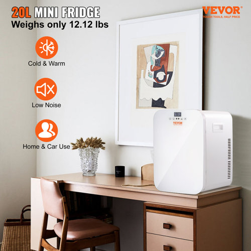 VEVOR 0.7 Cubic Feet Portable Countertop Mini Fridge | Wayfair