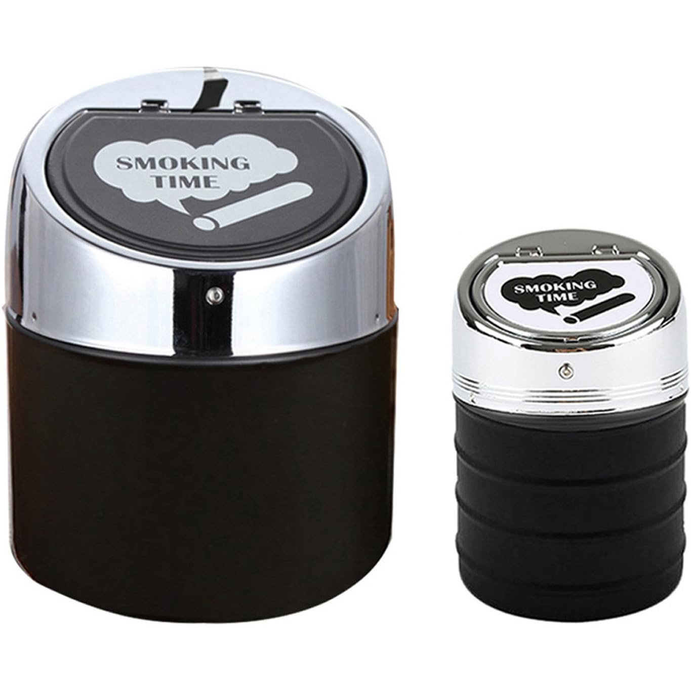 BINO Smokeless Metal Steel Ashtrays For Cigarettes Cigars With Covered ...