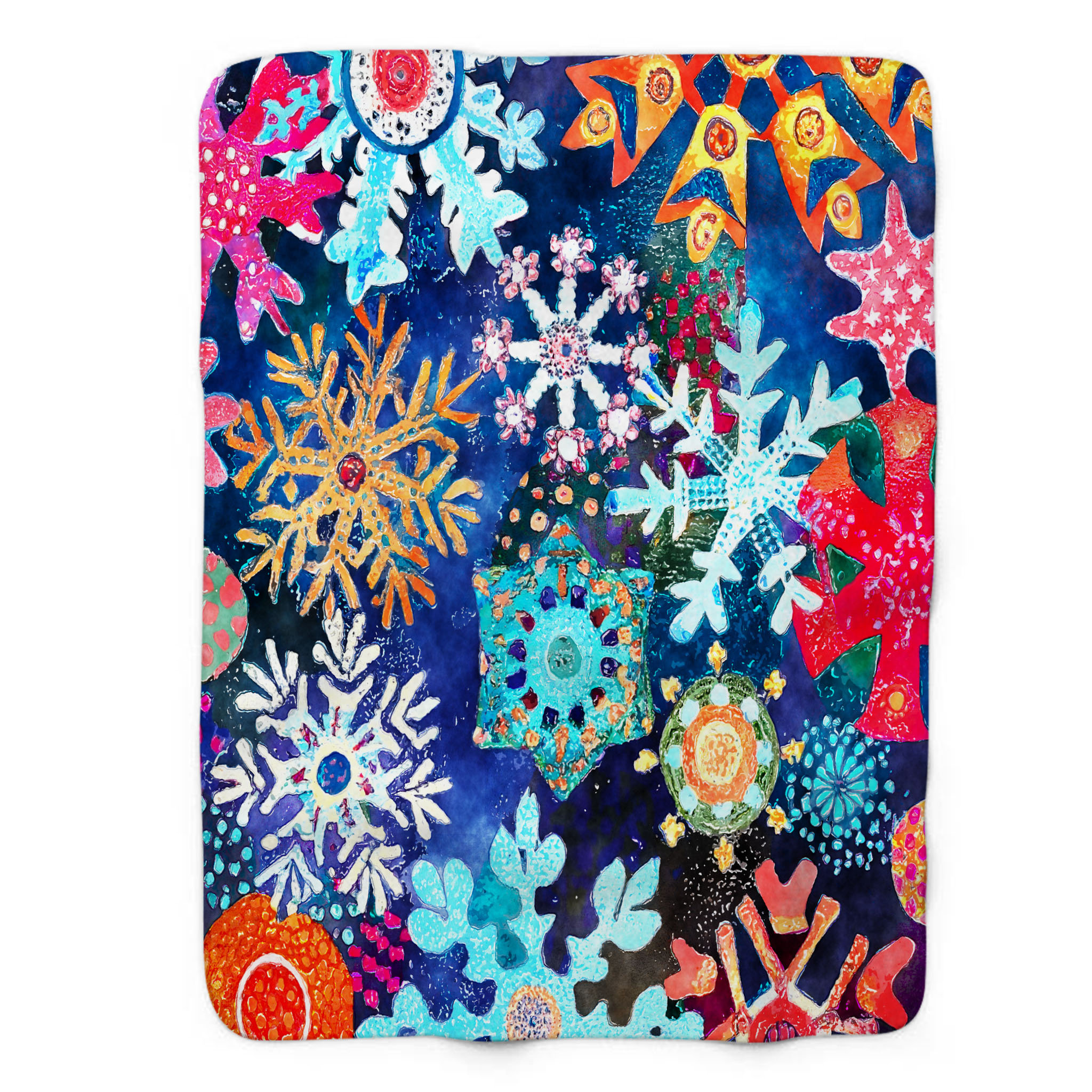 MentionedYou Groovy Glacier Glow Throw Blanket | Wayfair