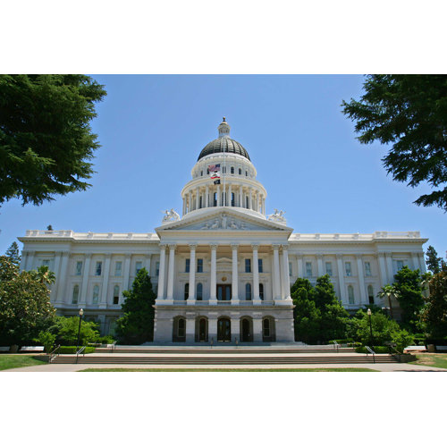 Ebern Designs California State Capitol On Canvas Print | Wayfair