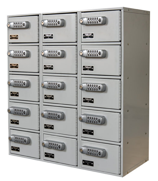 Hallowell 5 Tier 3 Wide Cell Phone Locker | Wayfair