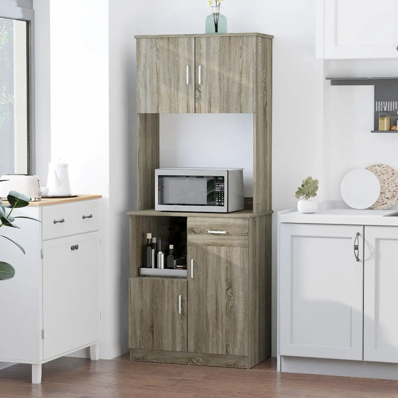 Millwood Pines Boen 70'' Kitchen Pantry | Wayfair