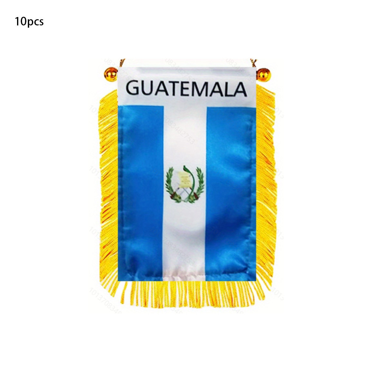 Hokku Designs 10pcs Guatemala Window Hanging flag 3x4inch 8x12cm double ...