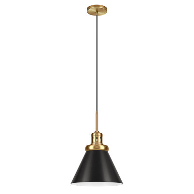 Longshore Tides Haut 1 - Light Single Cone Pendant Light & Reviews ...
