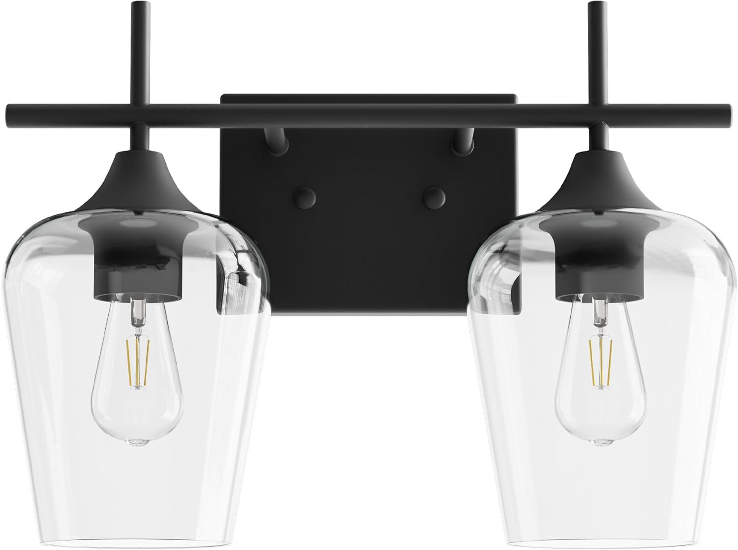 Winston Porter Bathroom Vanity Light, 2 Light Bathroom Light Fixture ...