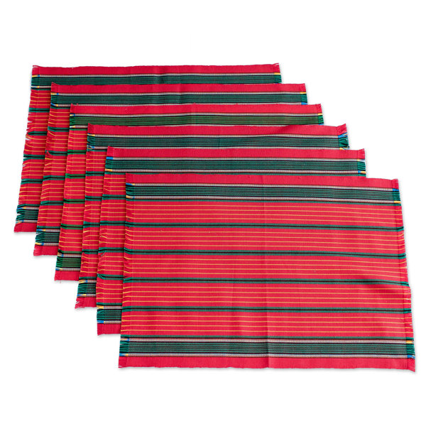 Hokku Designs Marala 100% Cotton Striped Rectangle Napkin | Wayfair