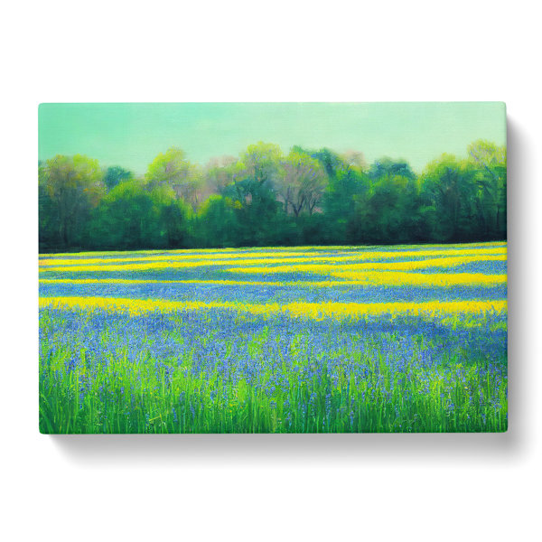 ClassicLiving Cool Bluebell Field - Wrapped Canvas Art Prints | Wayfair ...