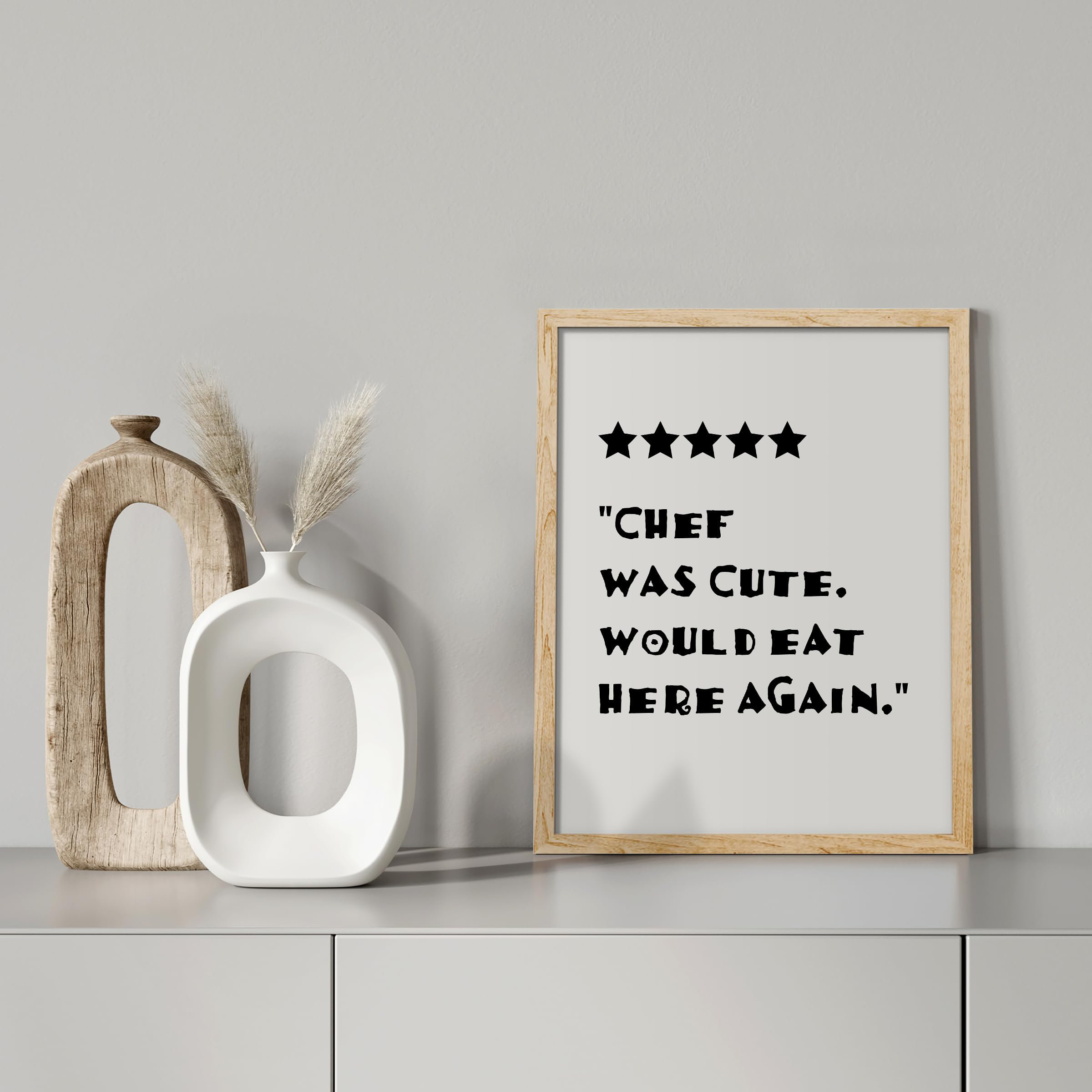 SIGNLEADER " Chef Was Cute Would Eat Here Again Girl's Bedroom ...