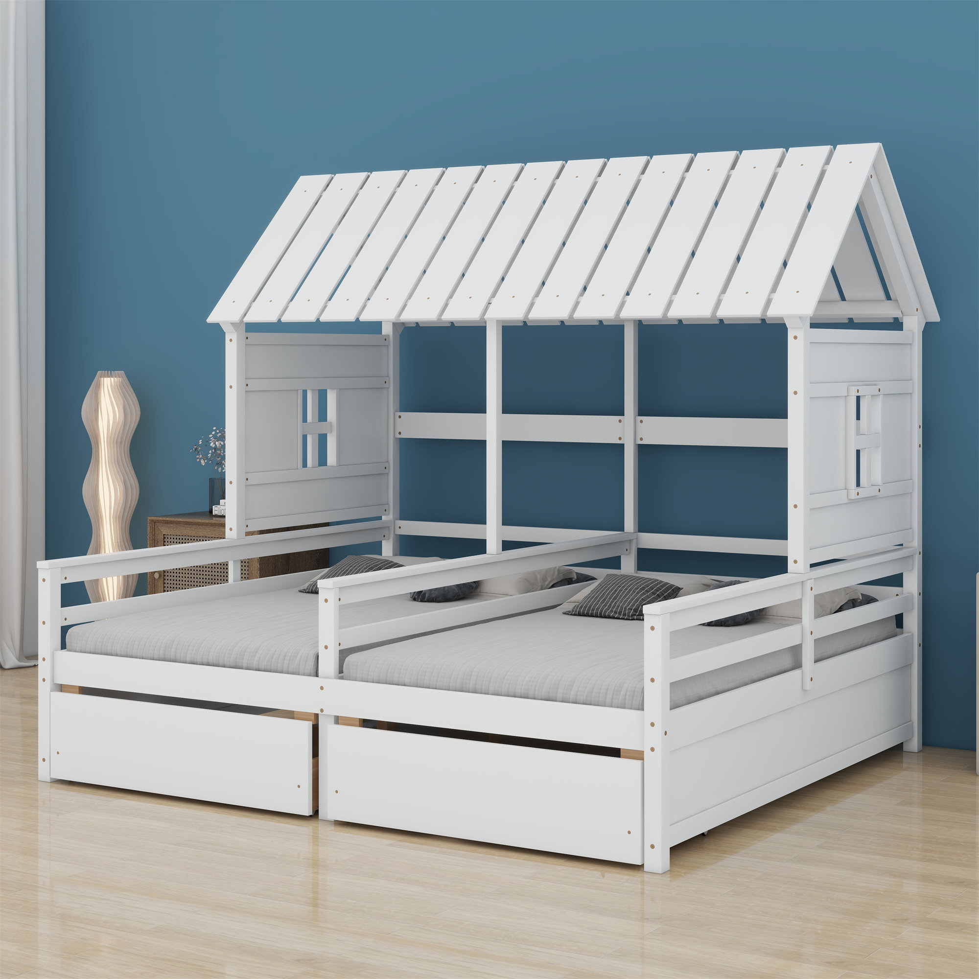 Harper Orchard Platform Beds With Two Drawers And Combination Of Two ...