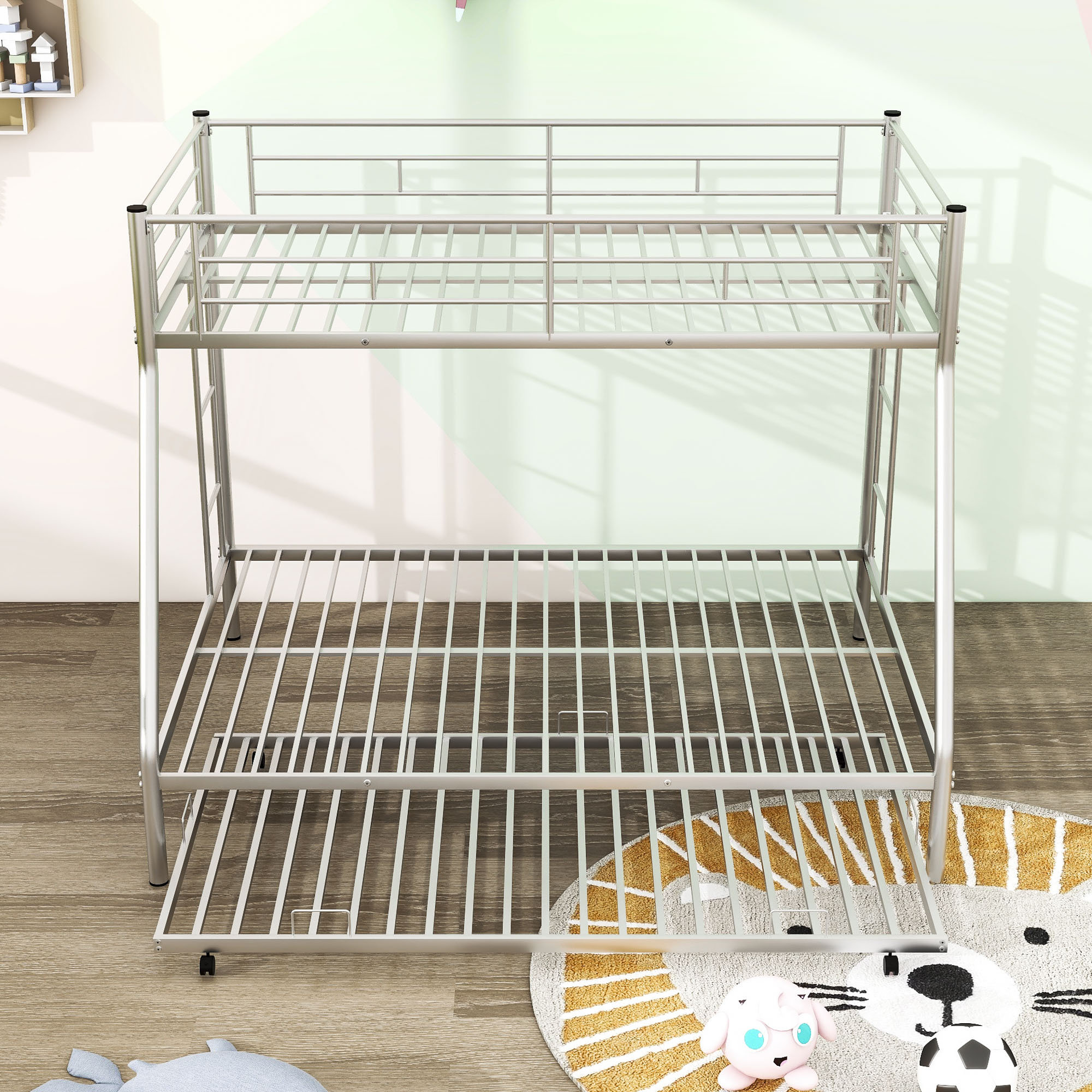 Isabelle & Max™ Adwell Twin over Full Standard Bunk Bed with Trundle by ...