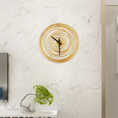 Gold Wall Clocks You'll Love | Wayfair