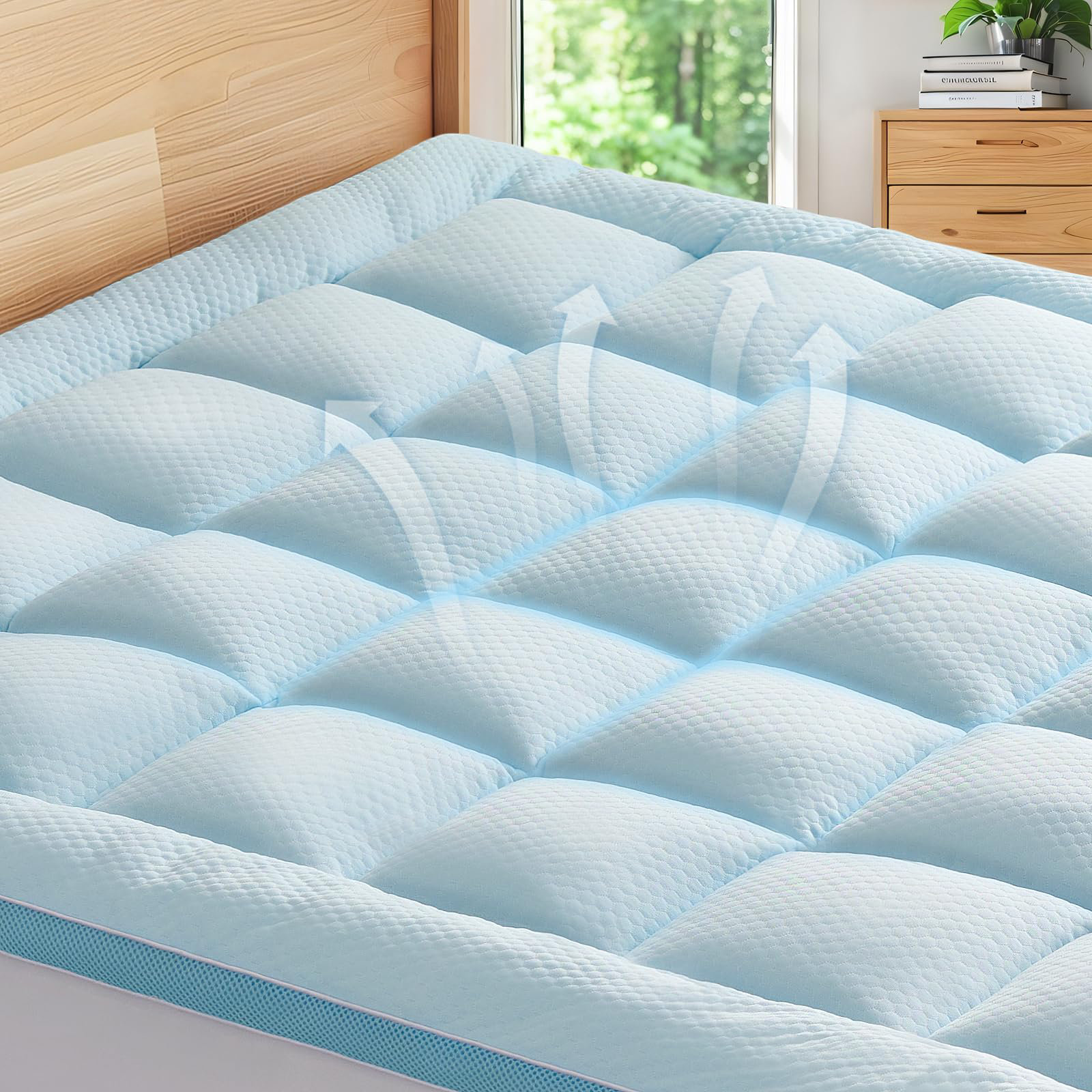 Alwyn Home Breathable Mattress Topper Pad King Size Cooling For Hot ...