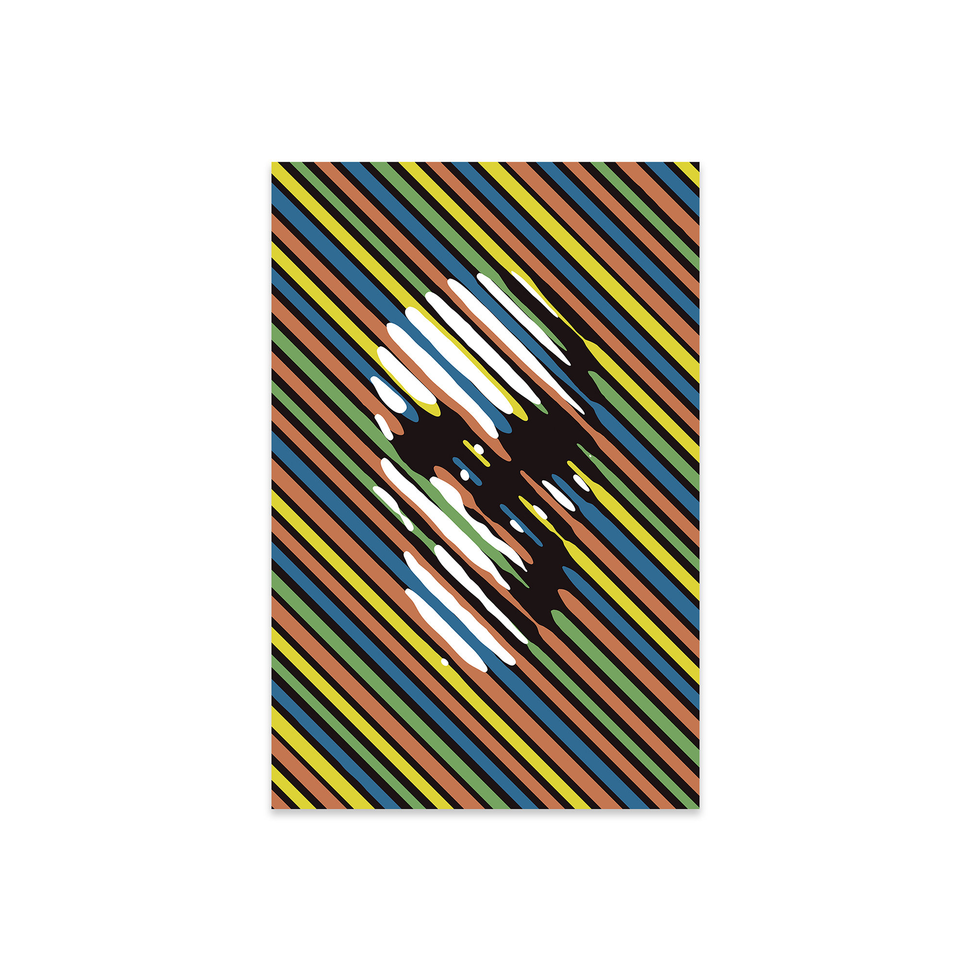 Trinx Stripe Skull Portrait Print On Acrylic Glass - Wayfair Canada