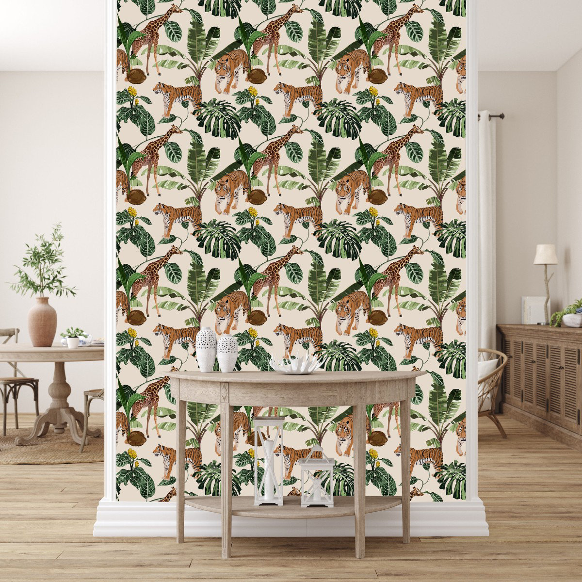 Bayou Breeze Sherick 25" W Peel and Stick Wallpaper Tile | Wayfair