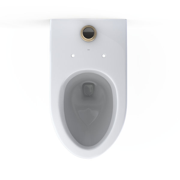 TOTO Tornado Flush Commercial Flushometer Wall-Mounted Toilet ...