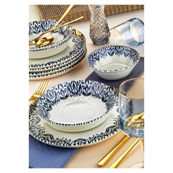 Ophelia & Co. Marsallo 18 Piece Dinnerware Set - Service for 6 ...