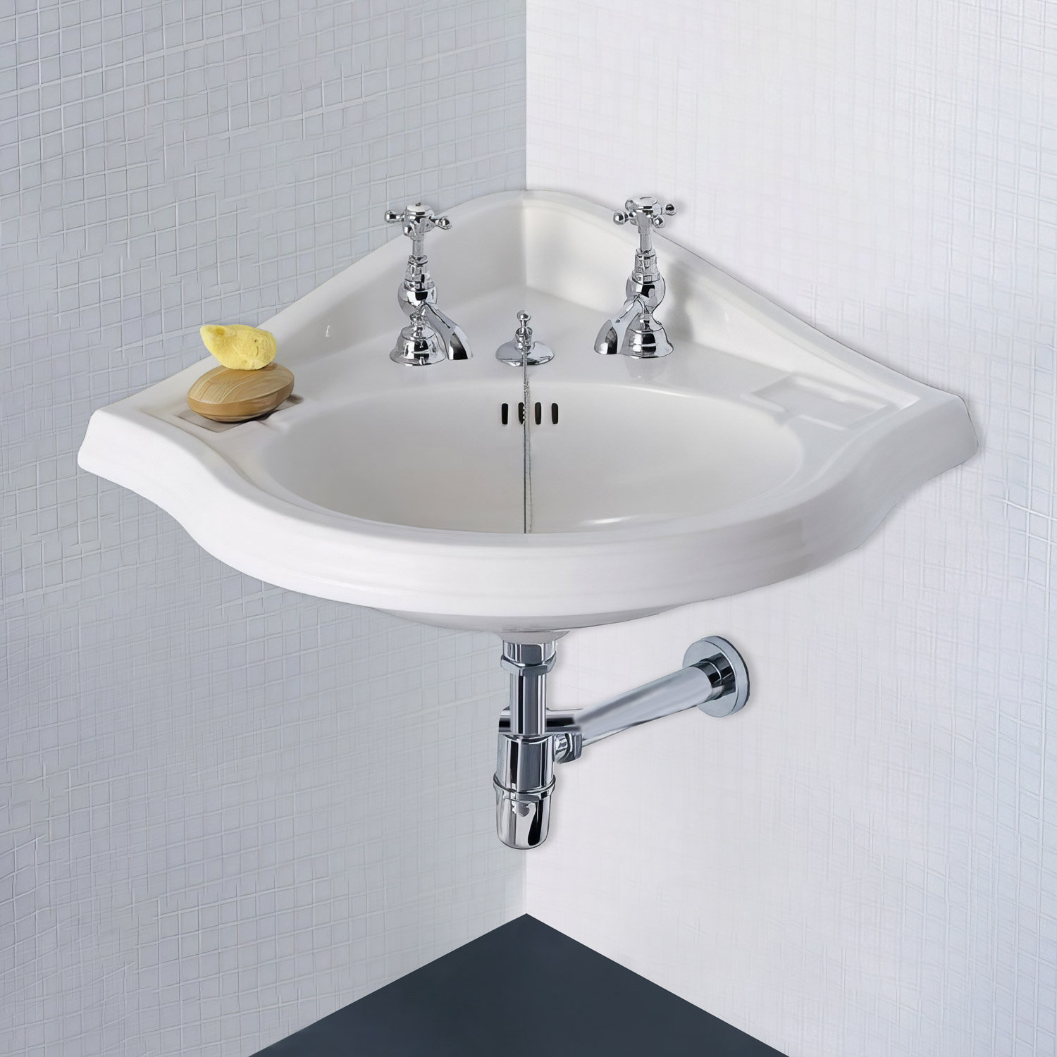 Whitehaus Collection Vitreous China White Vitreous China Oval Wall ...