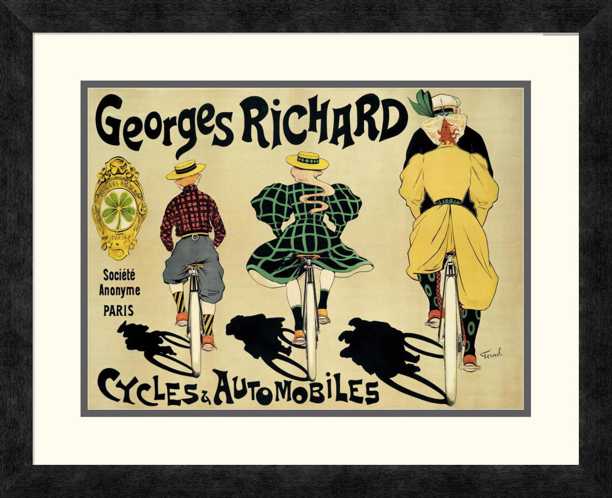Global Gallery 'Georges Richard' by Fernand Fernel Framed Vintage ...