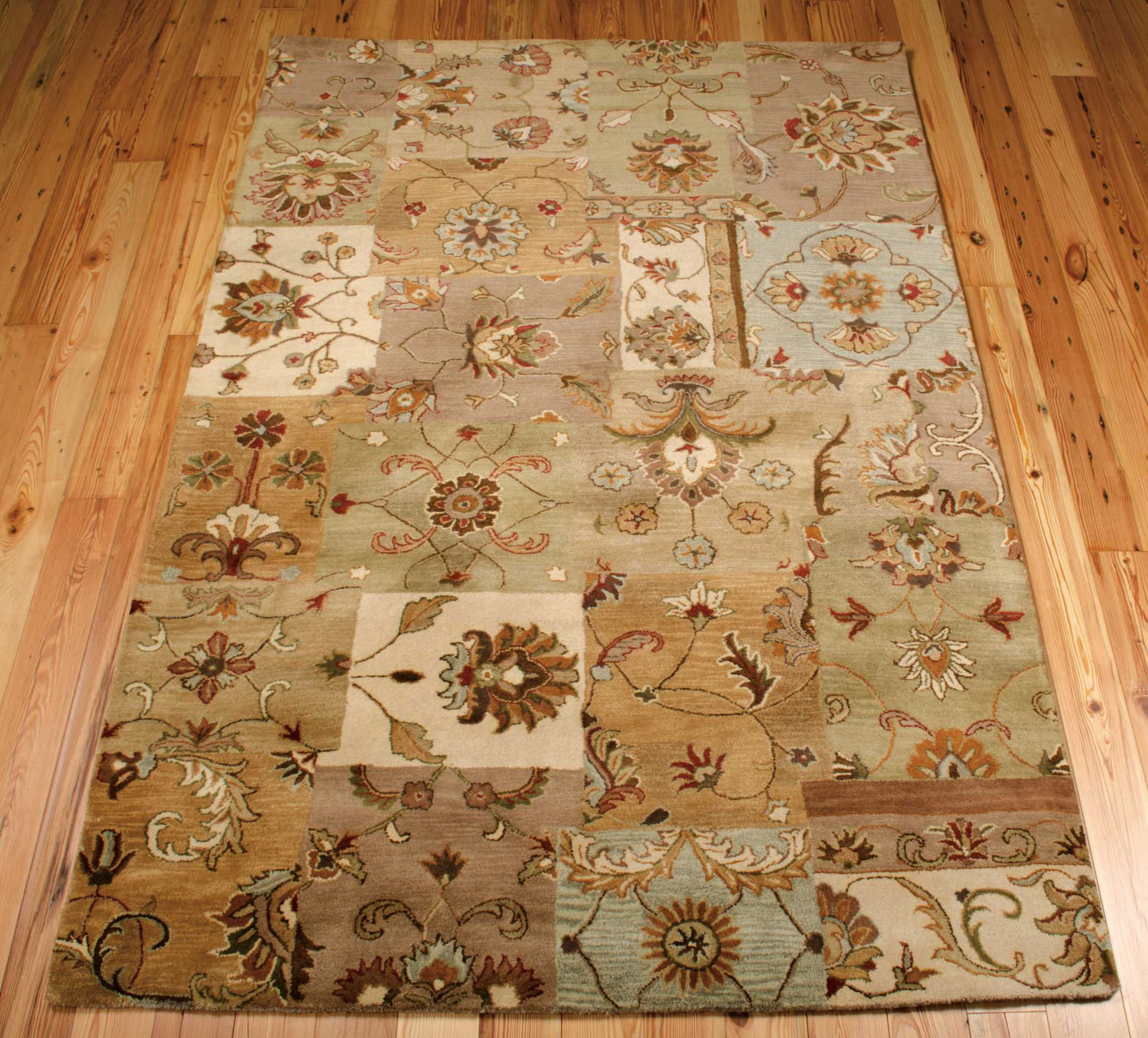 Red Barrel Studio® Philip Handmade Wool Brown/Green/Beige Rug | Wayfair