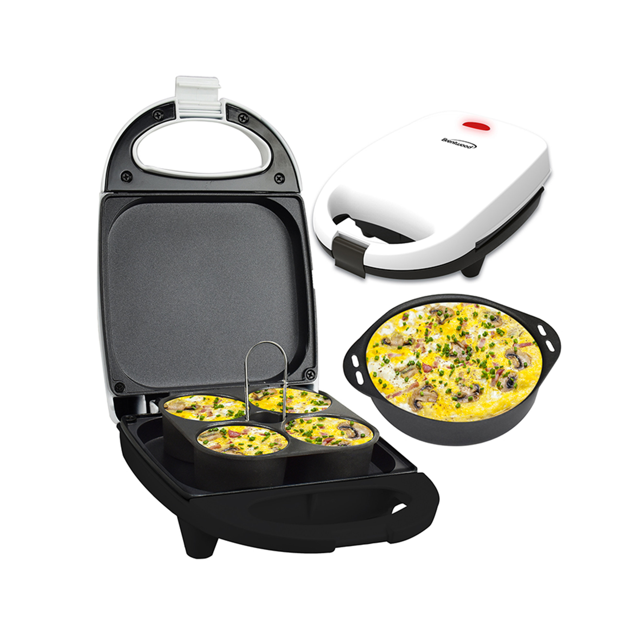 Brentwood Mini Sous Vide Style Egg Bite Maker in White | Wayfair