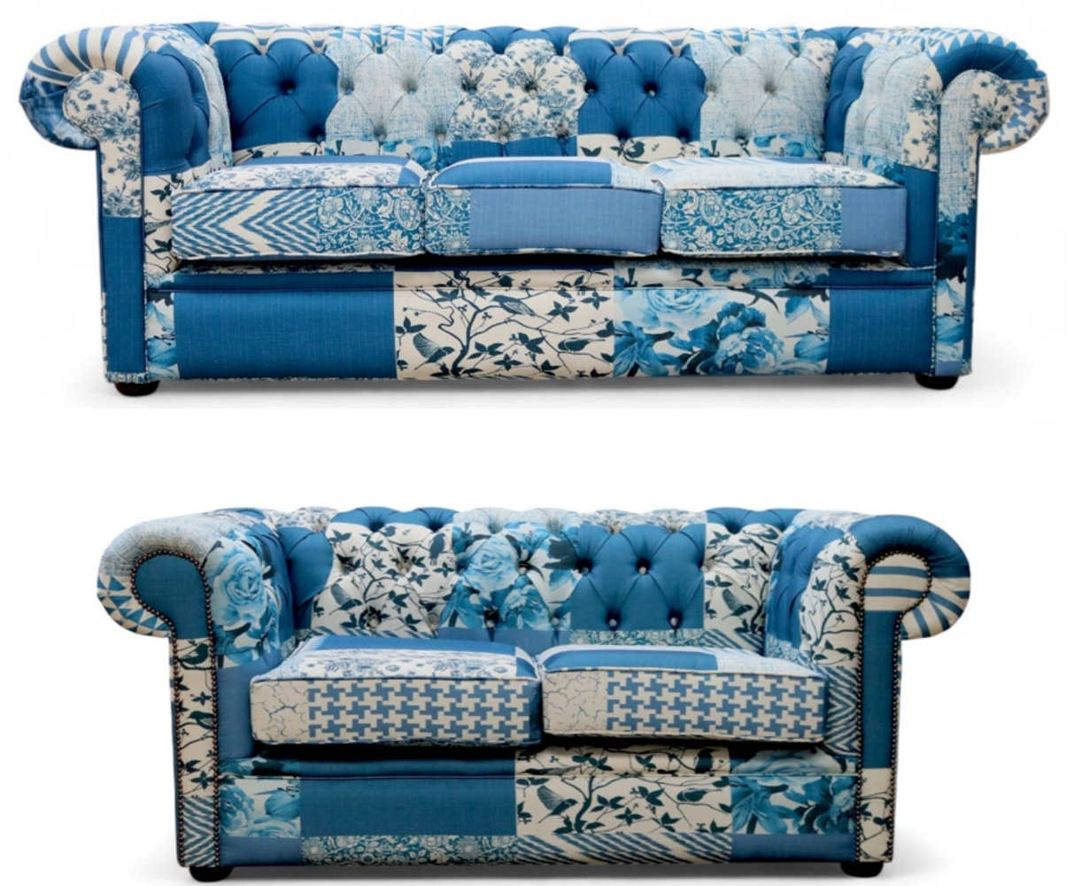 Designer Sofas For You Ltd Chesterfield Thomas 3+2 Charles Patchwork ...