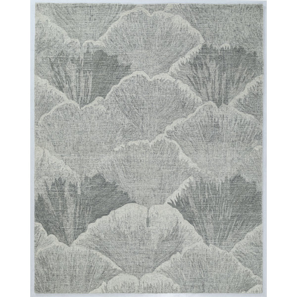 NuStory Gingko Hand Tufted Gray Area Rug | Perigold