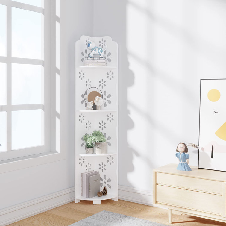 Marlow Home Co. Beyerville 116cm H x 20cm W Corner Bookcase | Wayfair.co.uk