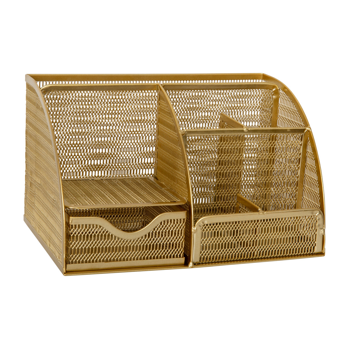 Martha Stewart Thomas Martha Stewart Premium Mesh Metal Desktop Storage ...
