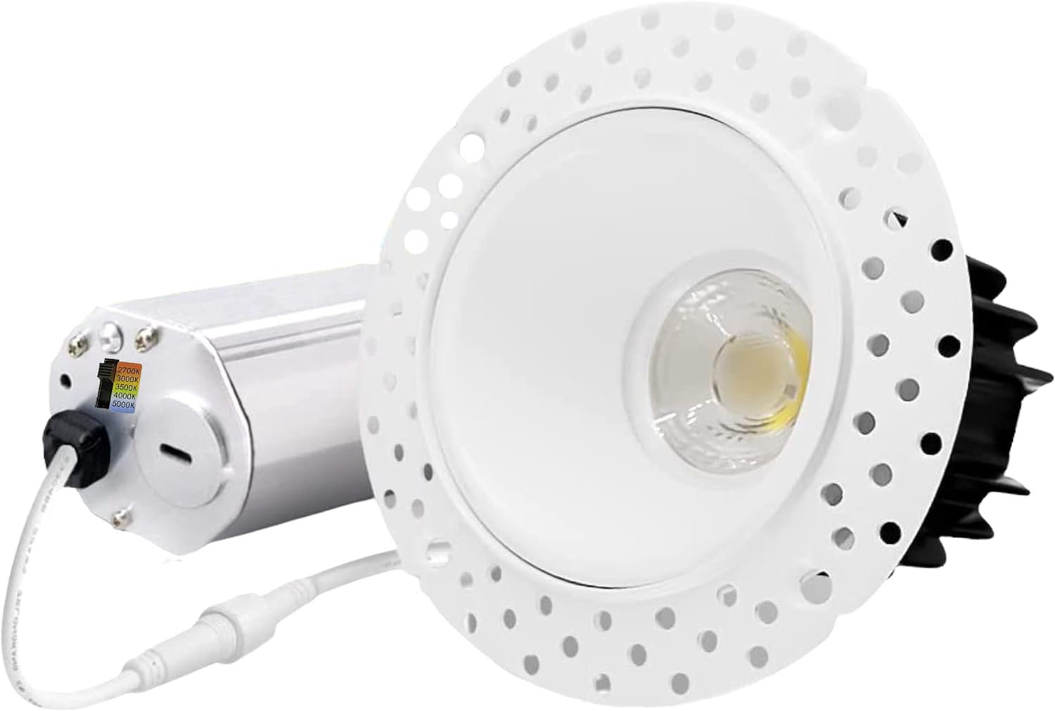 Perlglow 2-inch Trimless Round White Downlight Luminaire LED Recessed ...