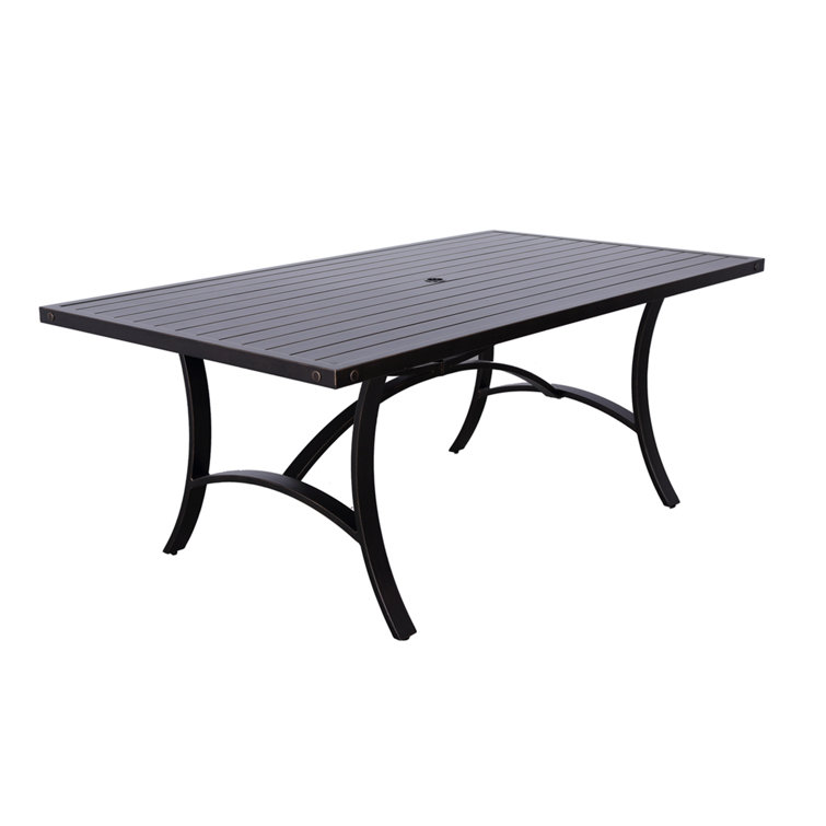 Red Barrel Studio® Kain Metal Dining Table & Reviews | Wayfair